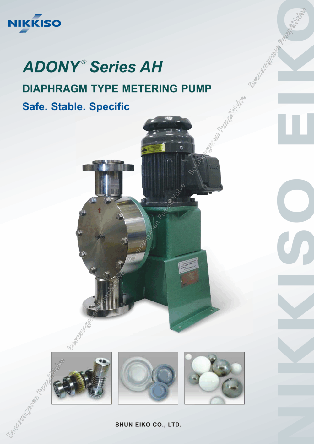 Metering Pump ปั๊มเติมสารเคมี รุ่น AH Series | แบรนด์ NIKKISO